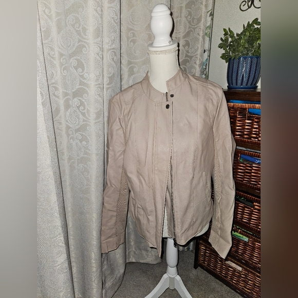 Larry Levine | Jackets & Coats | Larry Levine Light Rose Color Leather ...